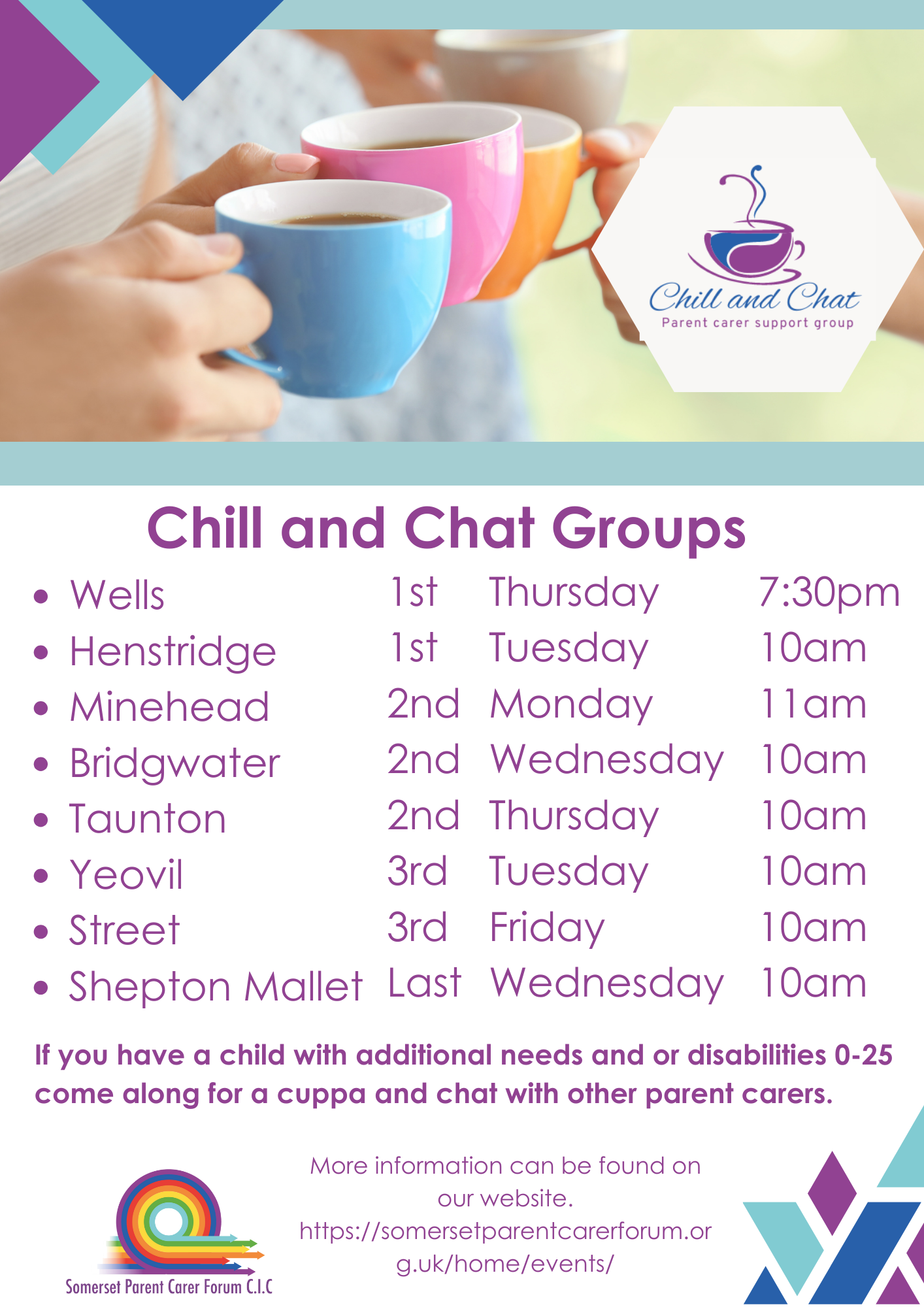 Latest from the Somerset Parent Carer Forum